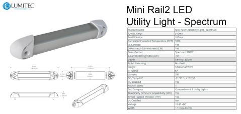 Lumitec Lighting - Authorised Dealer - Palm Tree Marine