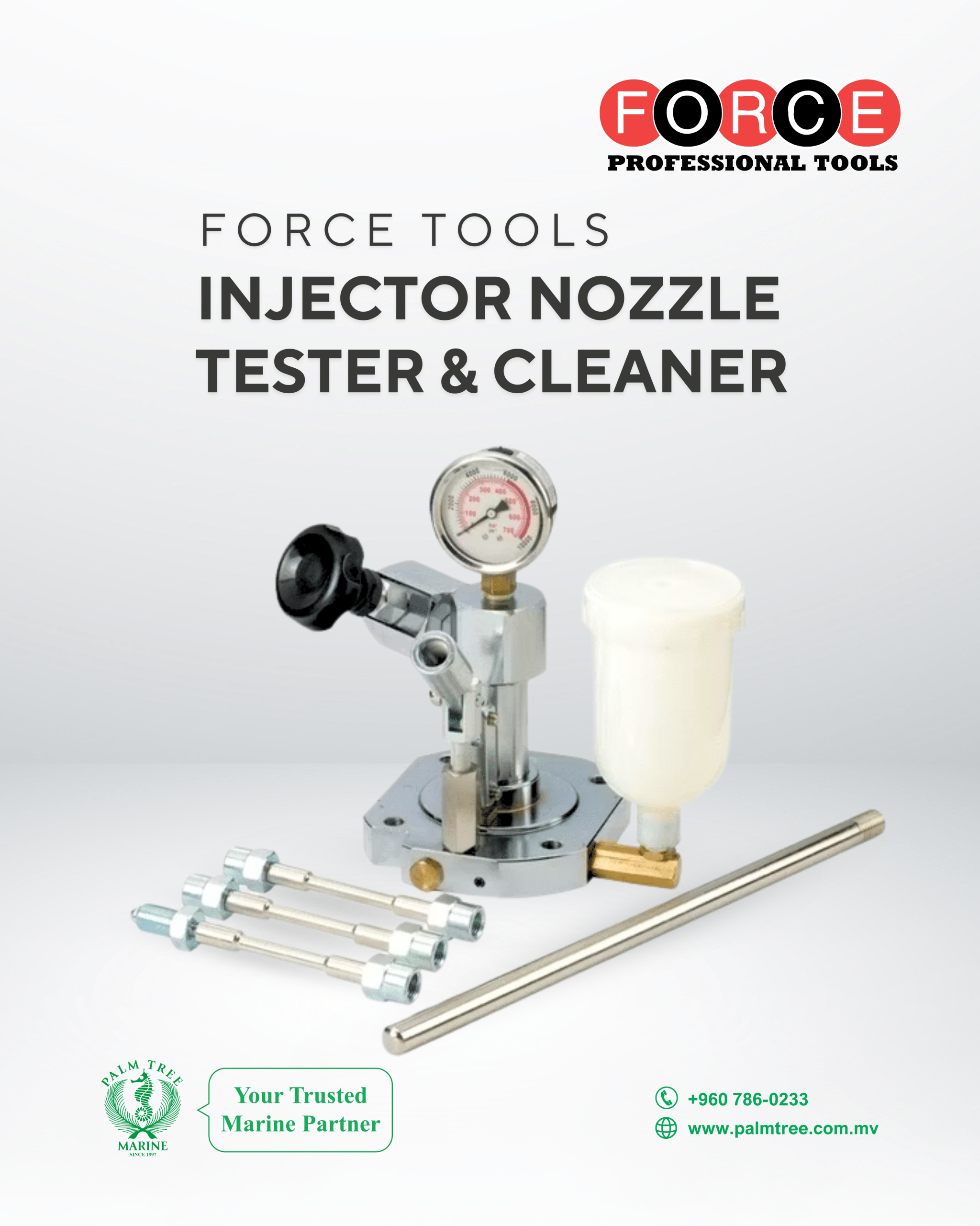 Force Diesel Injector Nozzle Tester & Cleaner for Sale in Maldives